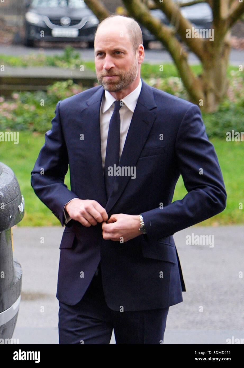 The Prince of Wales arrives ahead of an audience with the Archbishop of ...