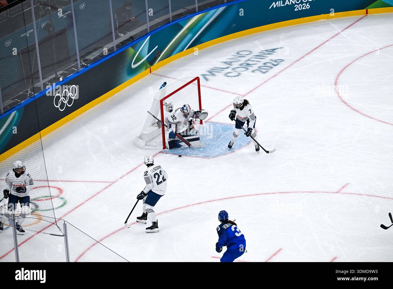 /Manon le Scodan (22) of Team France, Alice Philbert (32) of Team ...