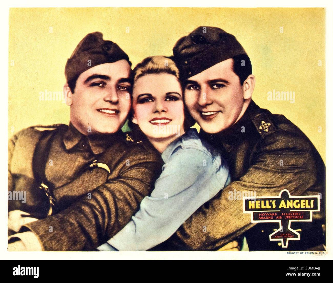 This vintage 1930 lobby card features Jean Harlow, Ben Lyon, and James ...