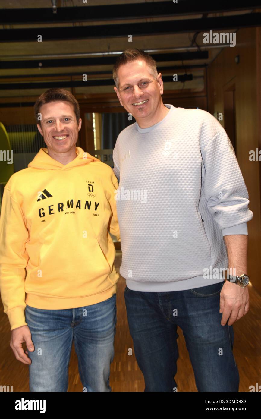 Andreas Eder, Bundestrainer Hermann Gruber, Sportlicher Leiter ...