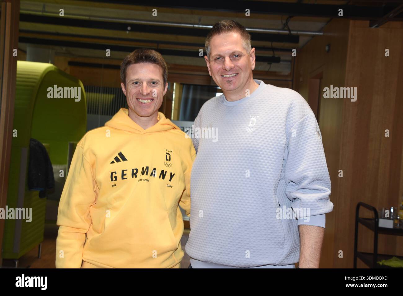 Andreas Eder, Bundestrainer Hermann Gruber, Sportlicher Leiter ...