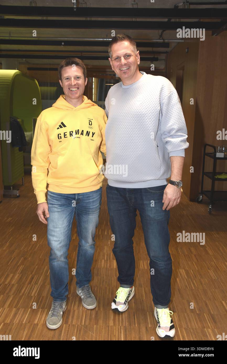 Andreas Eder, Bundestrainer Hermann Gruber, Sportlicher Leiter ...