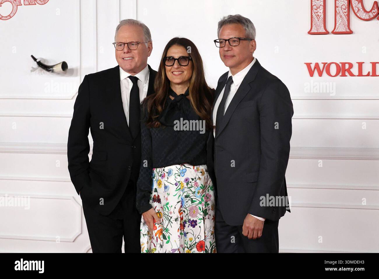 David Zaslav, Pam Abdy, Michael De Luca at arrivals for WUTHERING ...
