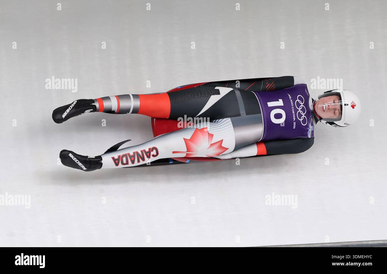Milan Cortina 2026 Olympics Women's Single Luge, Trinity Ellis (CAN ...