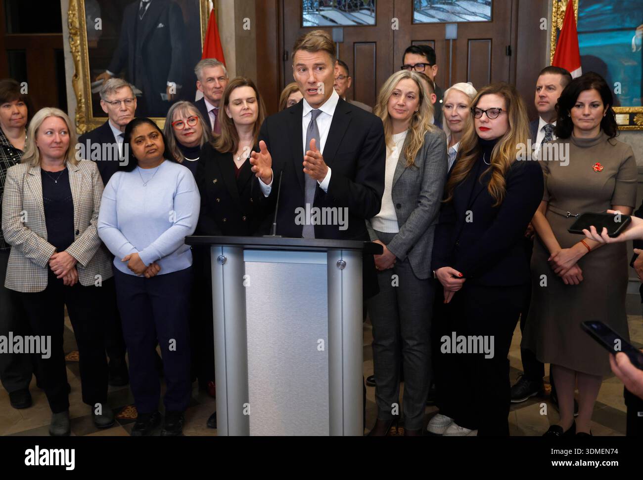 Housing and Infrastructure Minister Gregor Robertson speaks about ...