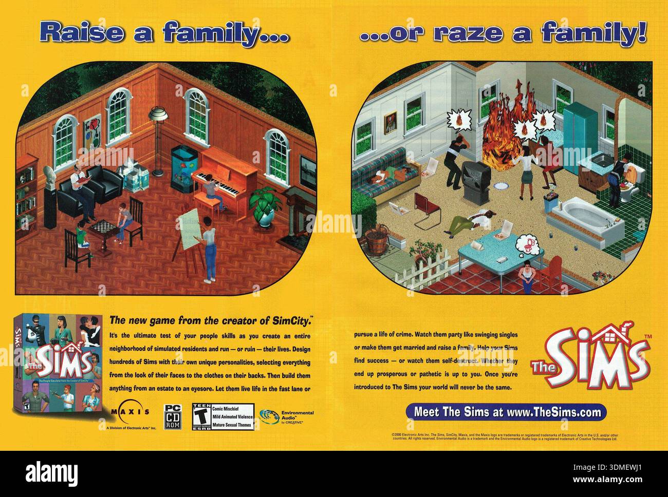 Sims artwork hi-res stock photography and images - Alamy
