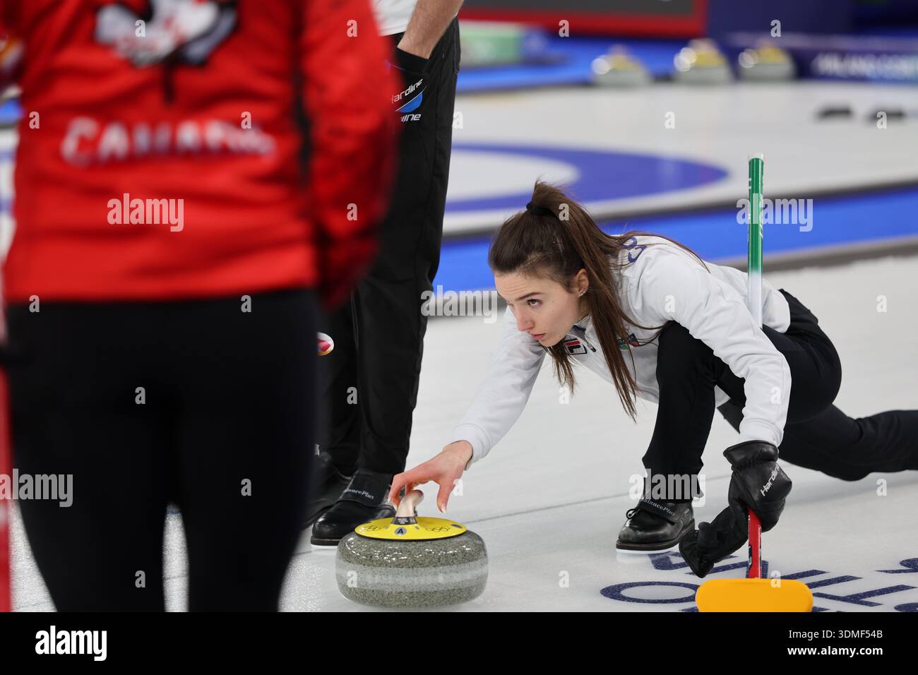 Olympics Milan Cortina 2026 Curling, Italy vs Canada, Stefania ...