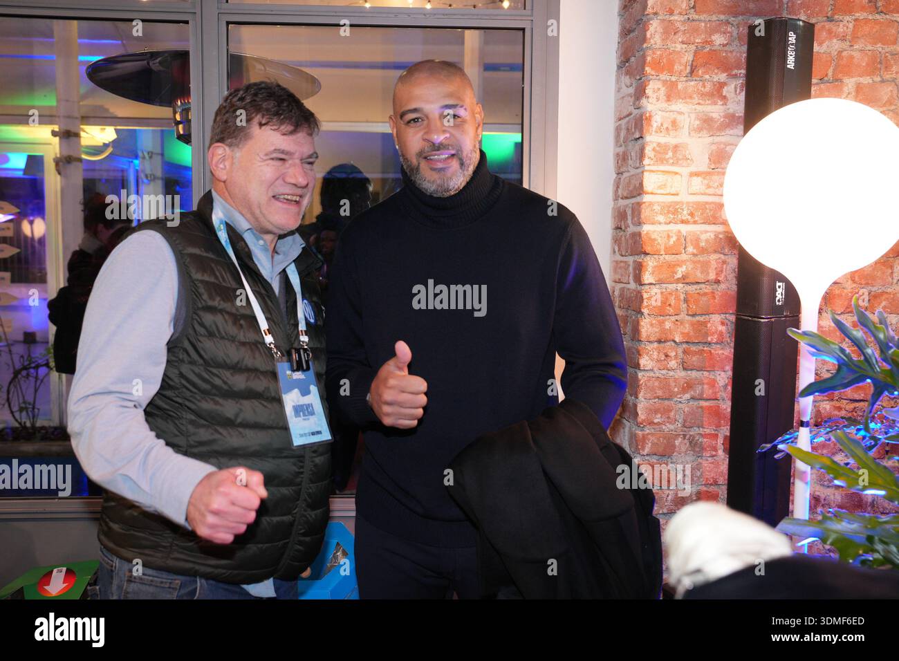Milan, Milan Cortina 2026 Olympic Games, former footballer Adriano ...