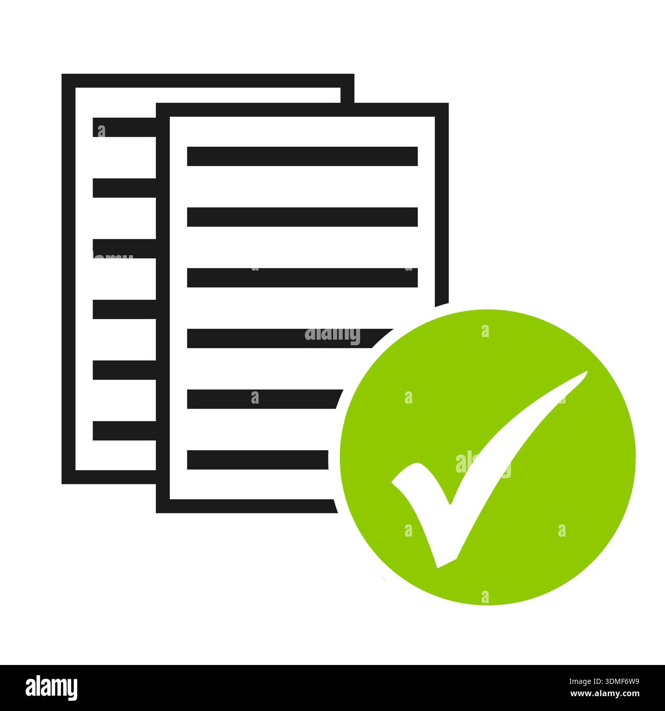 Icon shows paper documents hi-res stock photography and images - Alamy