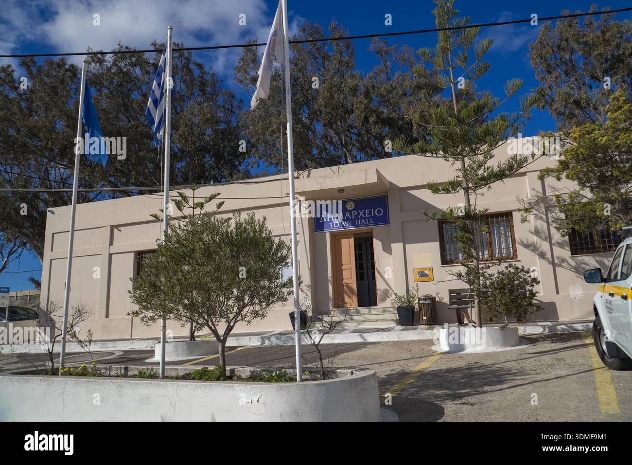 Fira municipal building hi-res stock photography and images - Alamy