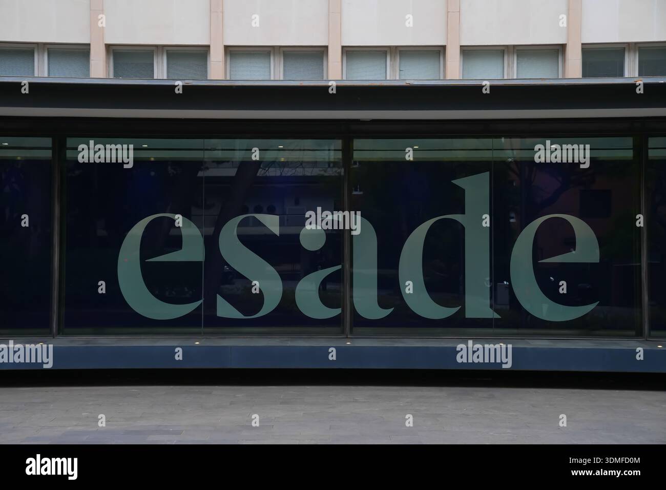 Facade of ESADE University, on 5 February 2026, in Barcelona, Catalonia ...