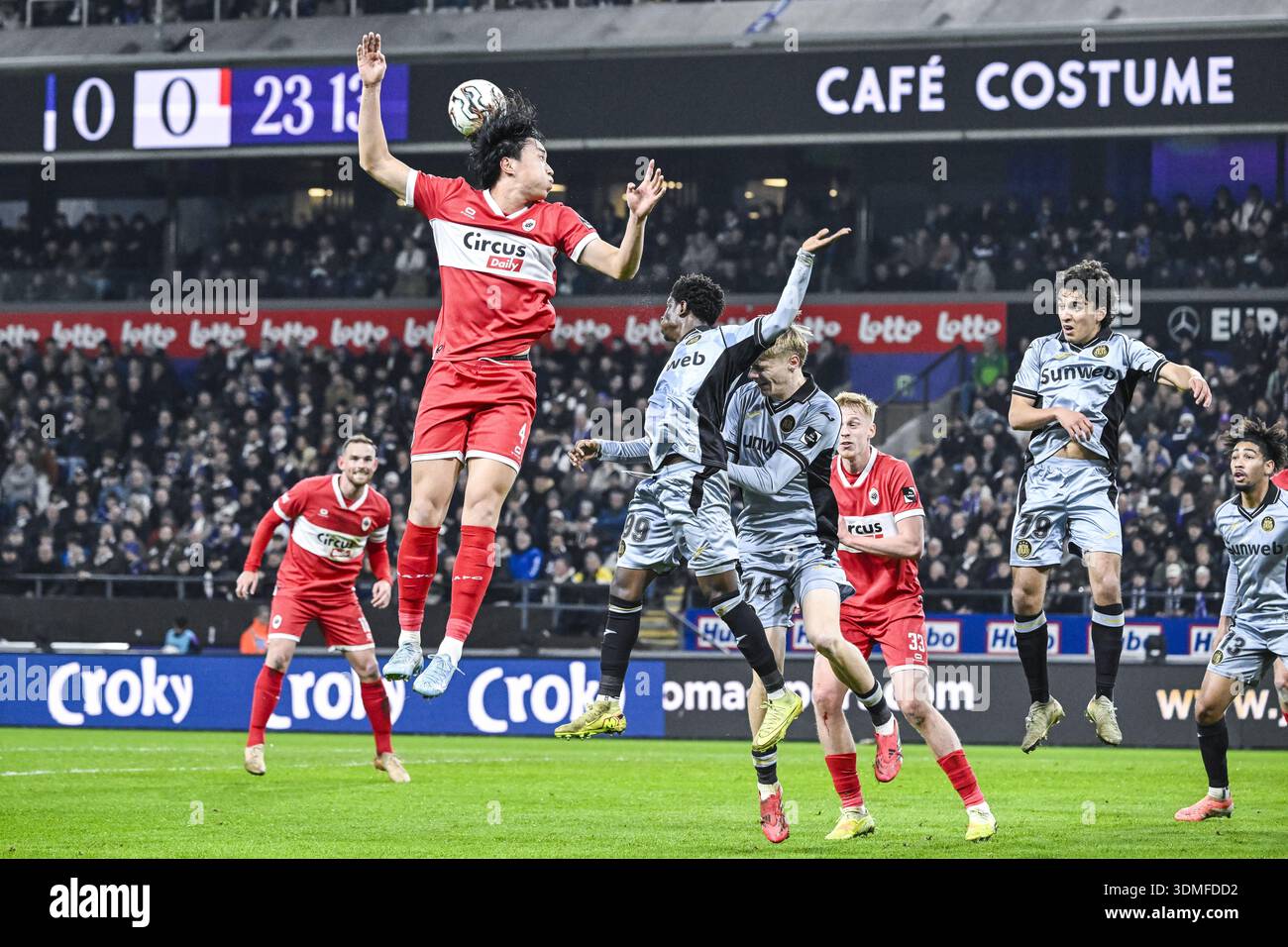Anderlecht, Belgium. 05th Feb, 2026. Antwerp's Yuto Tsunashima ...