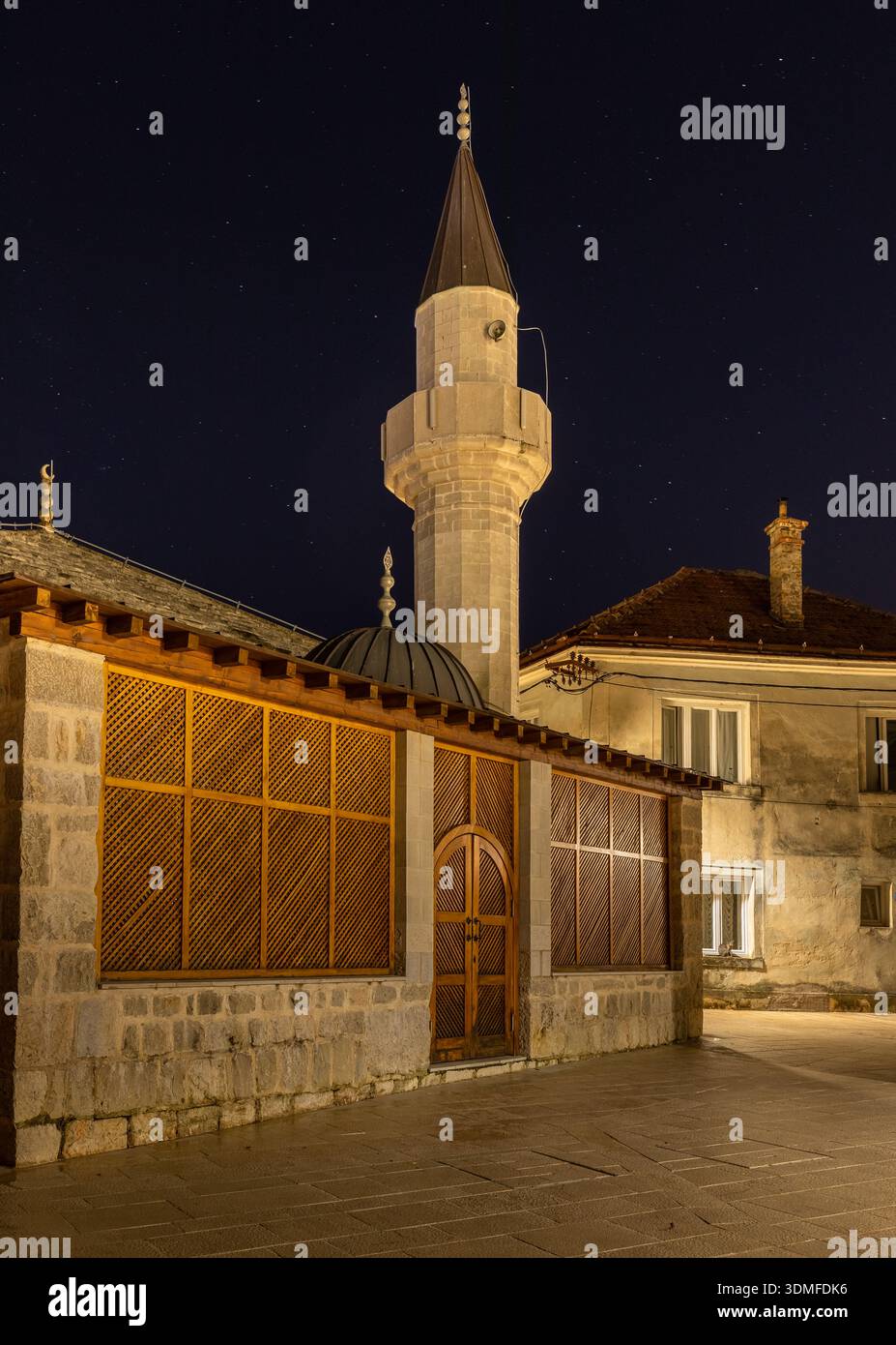 Islamic religious building Osman Pasha mosque in Trebinje, Bosnia and ...