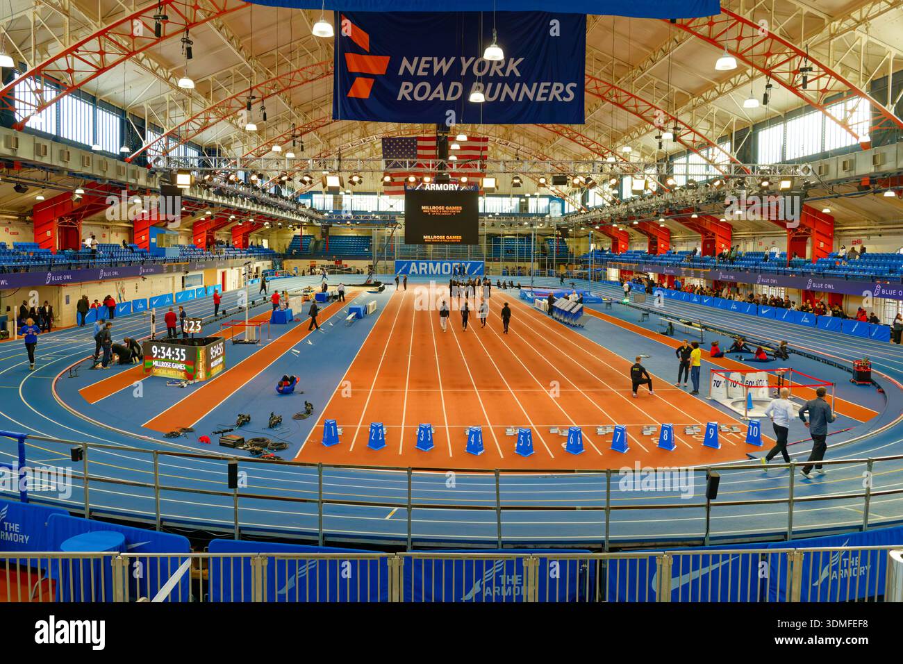 Nike Track & Field Center at The Armory before the 118th Millrose Games ...