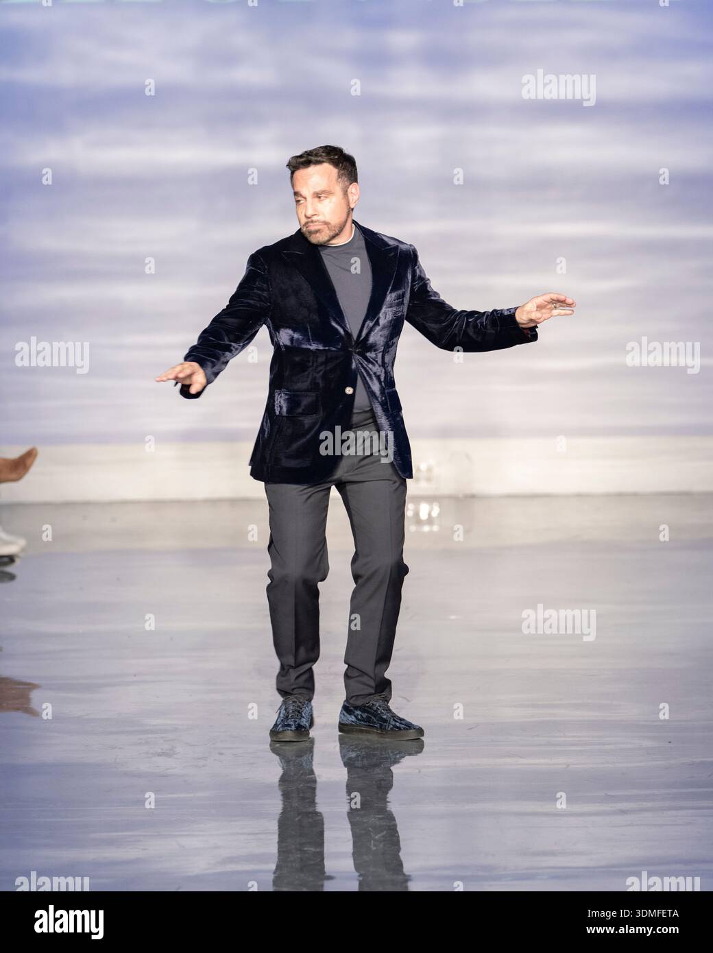 Mario Cantone walks the Runway at The Blue Jacket Show 10th Anniversary ...