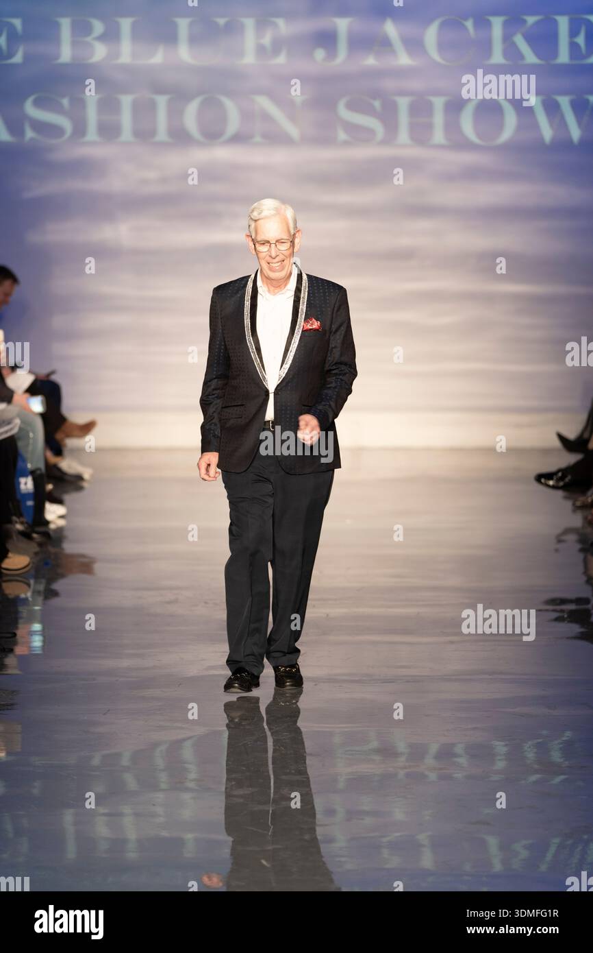 Bob Lane walks the Runway at The Blue Jacket Show 10th Anniversary for ...