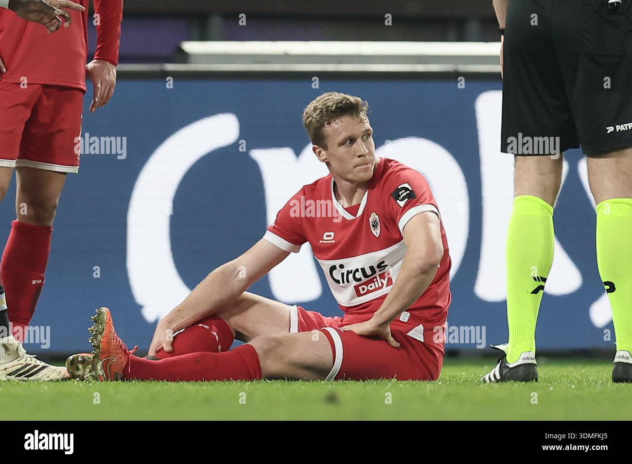 Antwerp's Thibo Somers pictured during a soccer game between RSC ...