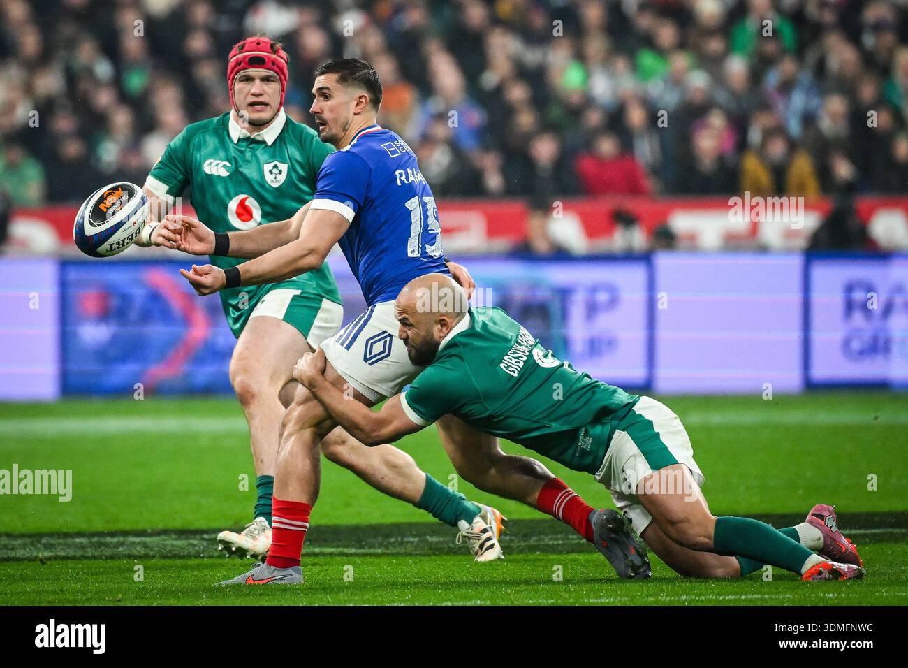 Thomas RAMOS of France and Jamison GIBSON-PARK of Ireland during the ...