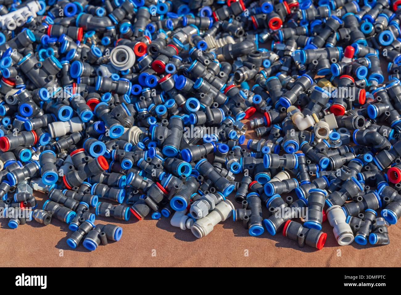 Plastic Couplers Connection for Water Hose Pipe Tube Stock Photo - Alamy