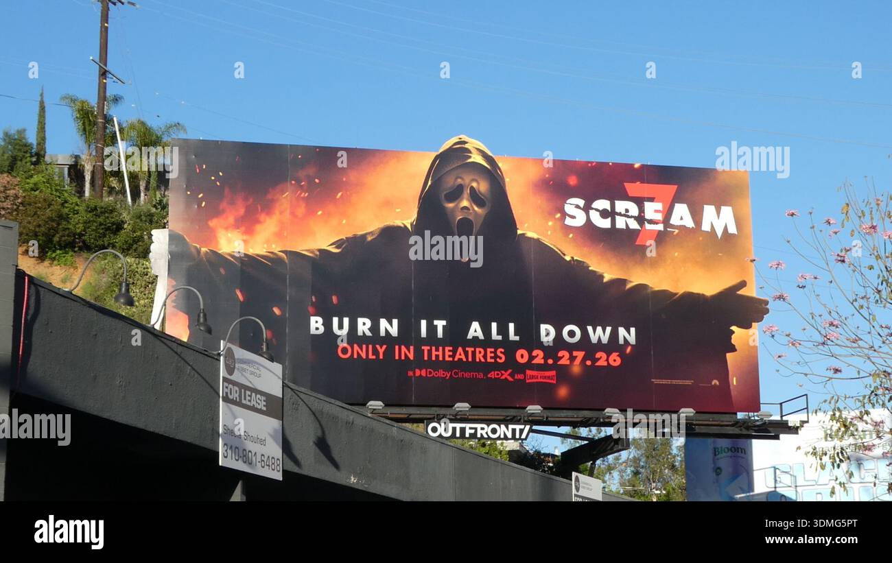 Los Angeles, California, USA 4th February 2026 Scream 7 Burn it All ...