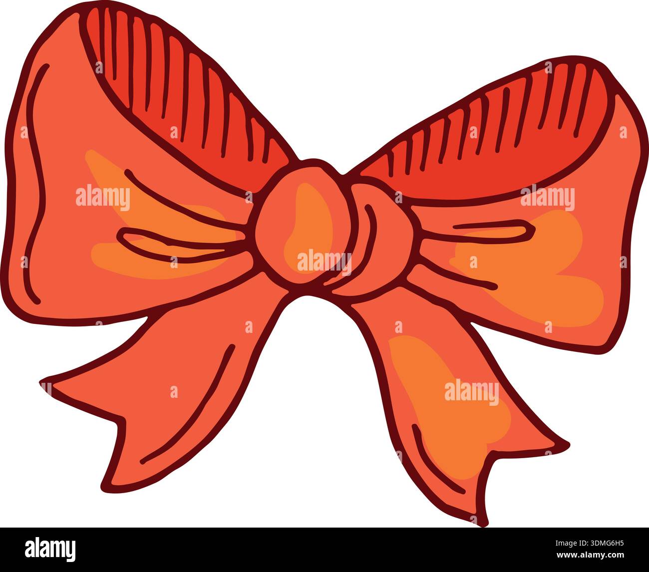 Tie bow color doodle Stock Vector Images - Alamy