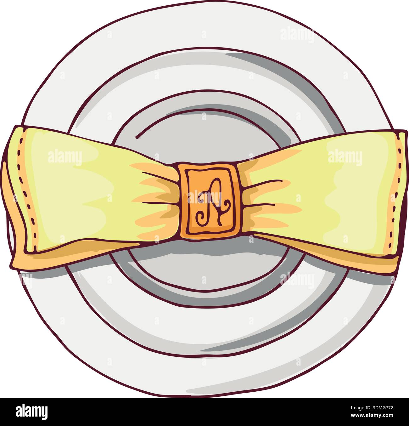 Served restaurant table menu Stock Vector Images - Alamy