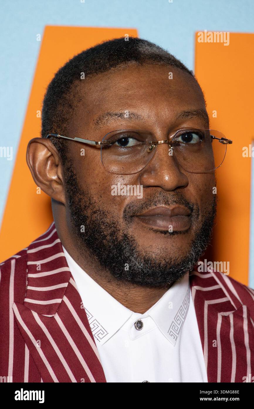 Didier Mbenga attends 'Le Reve Americain' Paris Film Premiere at UGC ...