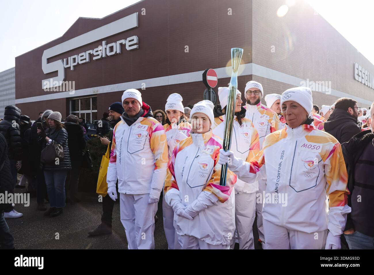 Pioltello, the journey of the Olympic flame for the XXV Winter Olympic ...
