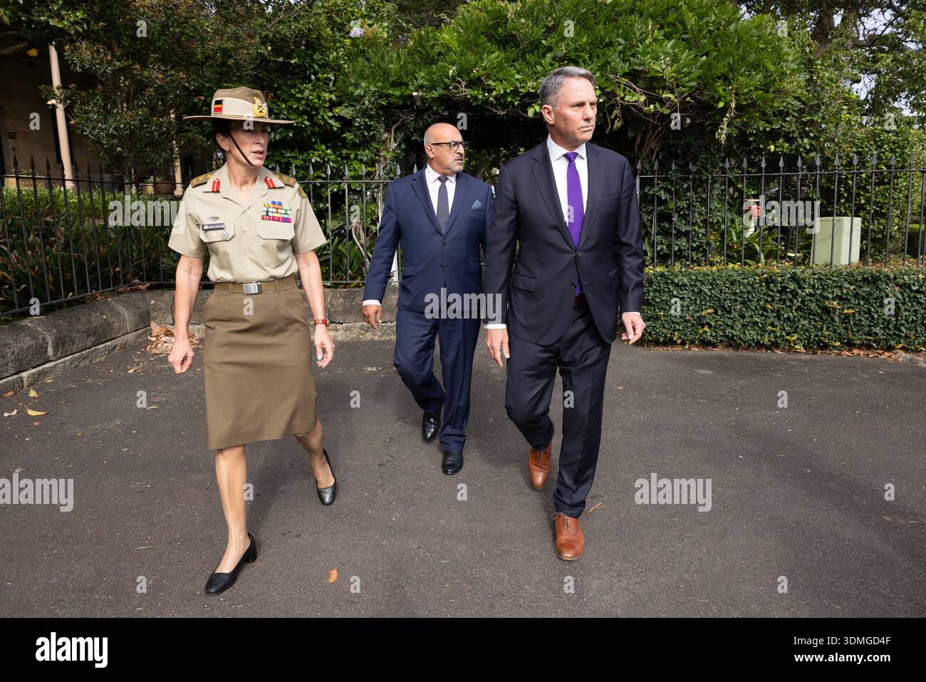 Federal Minister For Defence Richard Marles and Federal Assistant ...