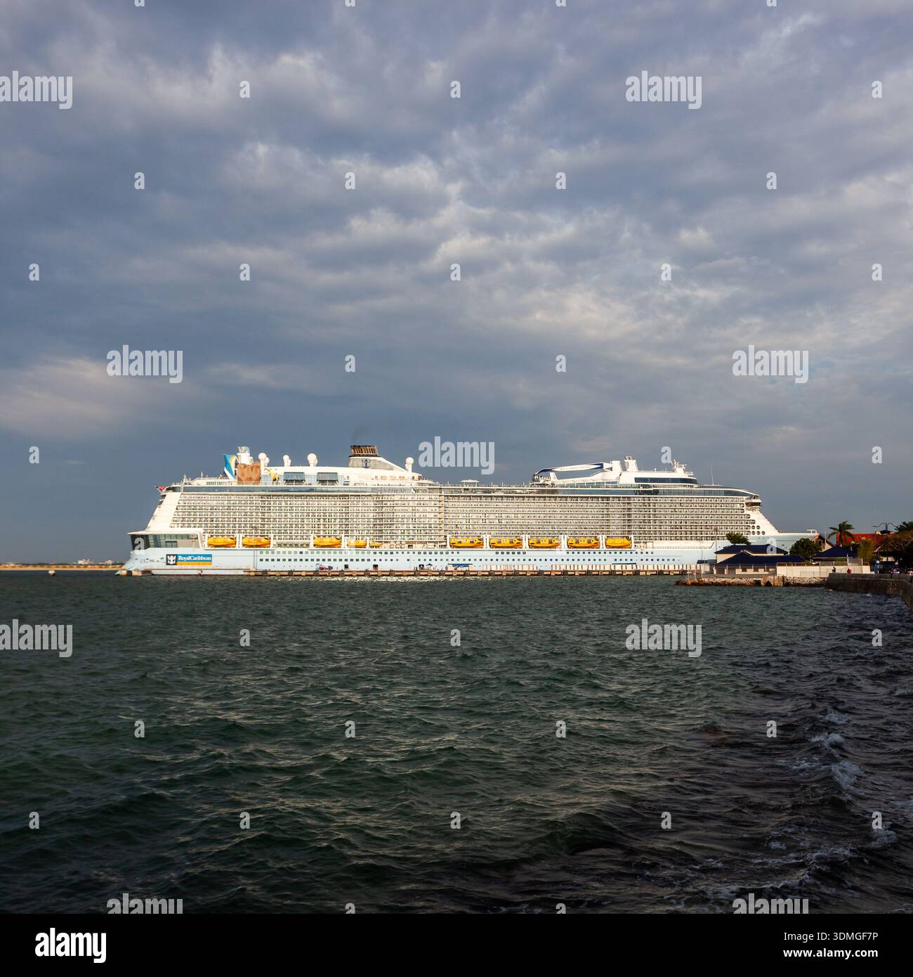 Penang, Malaysia - March 3, 2025: Large cruise ship Anthem of the Seas ...