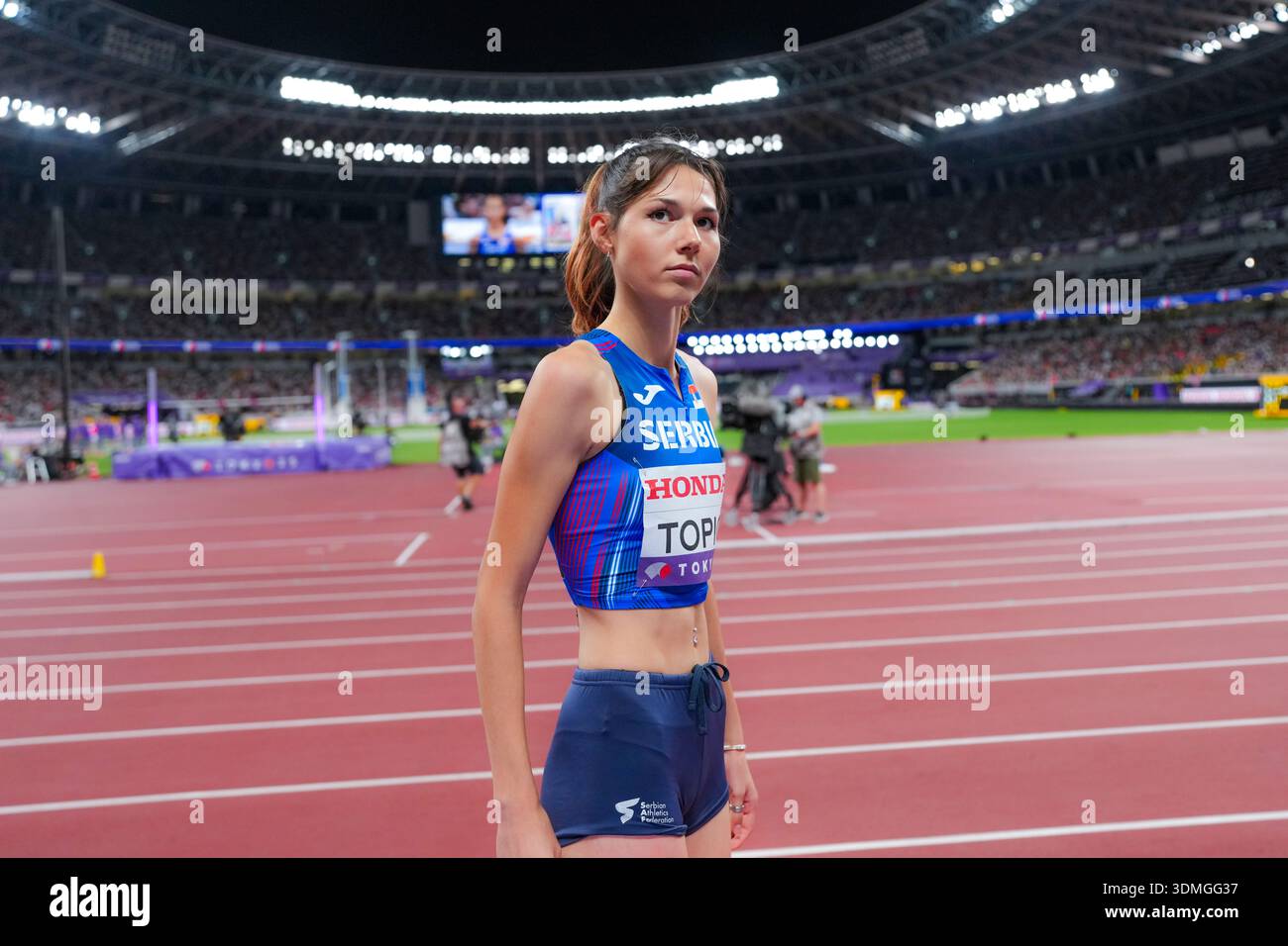 Angelina Topic (Serbia). High Jump bronze medal. World Athletics ...