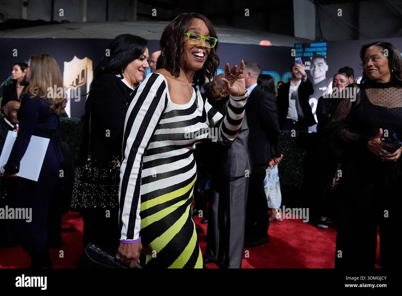 Gayle King arrives for football's NFL Honors award show in San ...