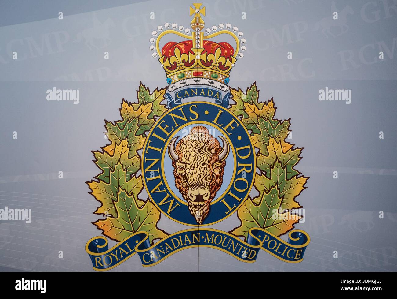 RCMP logo shown in Edmonton, Wednesday, Feb. 5, 2025. THE CANADIAN ...