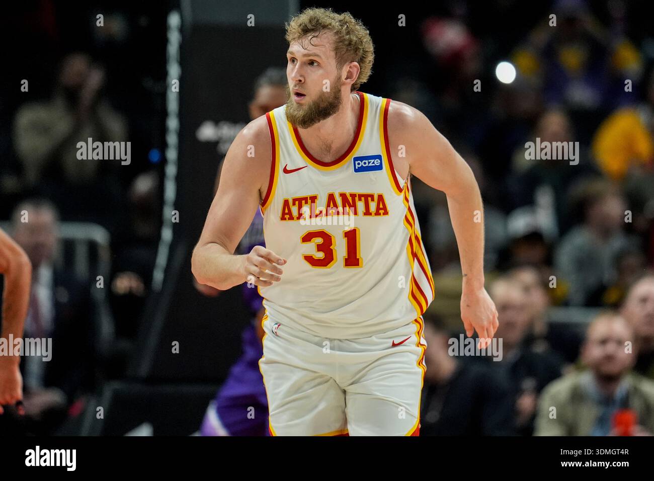 Atlanta Hawks center Jock Landale (31) runs against the Utah Jazz ...
