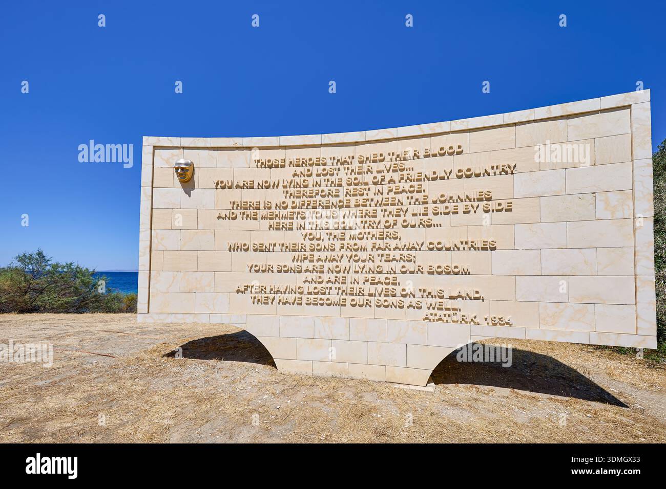 Ari Burnu Cemetery,at the North end of Anzac Cove,Cemetery with many ...