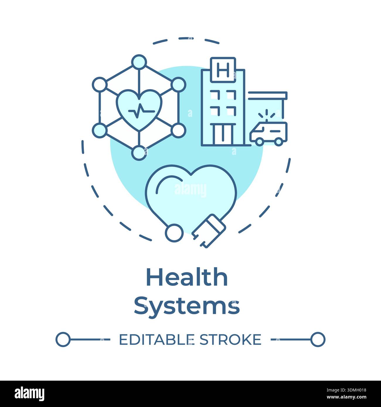 Hospital systems Stock Vector Images - Alamy