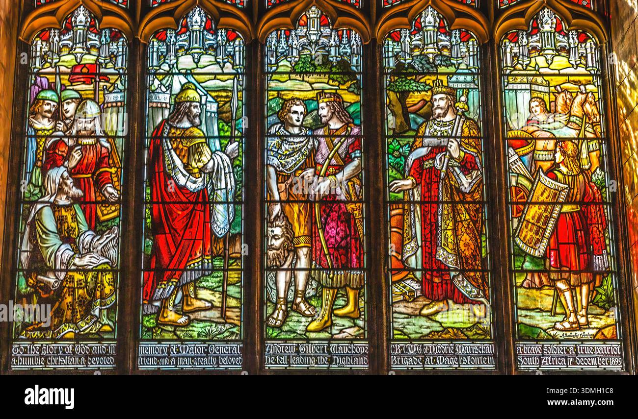 King David King Saul Old Testament Heroes Bible Stained Glass Basilica ...