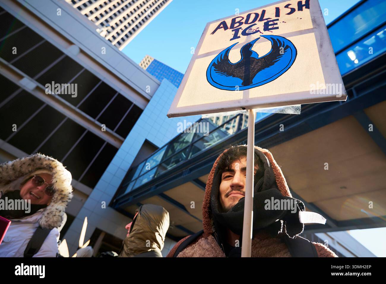 ICE Out Protest downtown Minneapolis, Minnesota on January 30 2026 ...