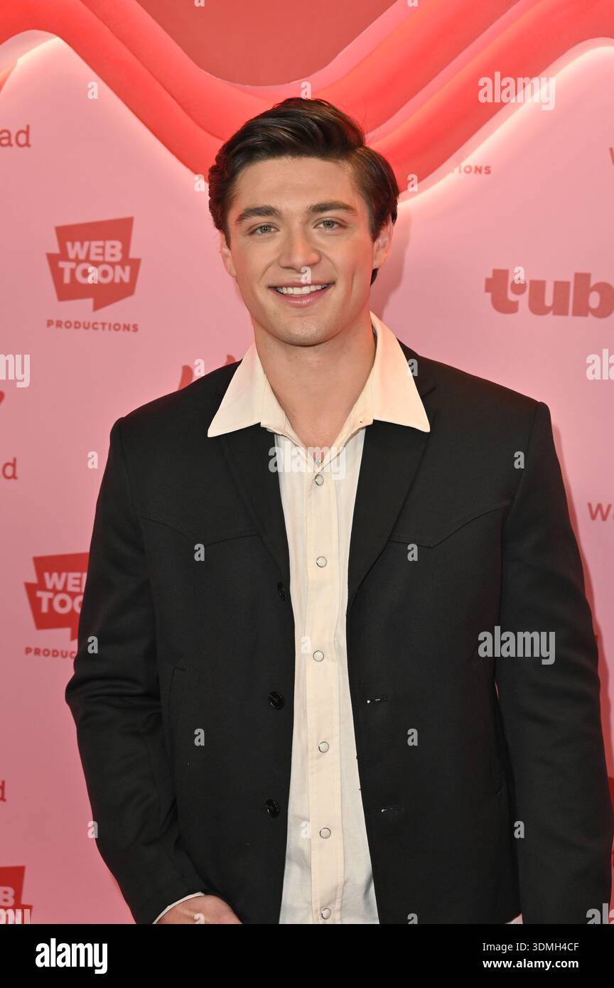 Asher Angel at Tubi's "Kissing Is The Easy Part" Los Angeles Premiere ...