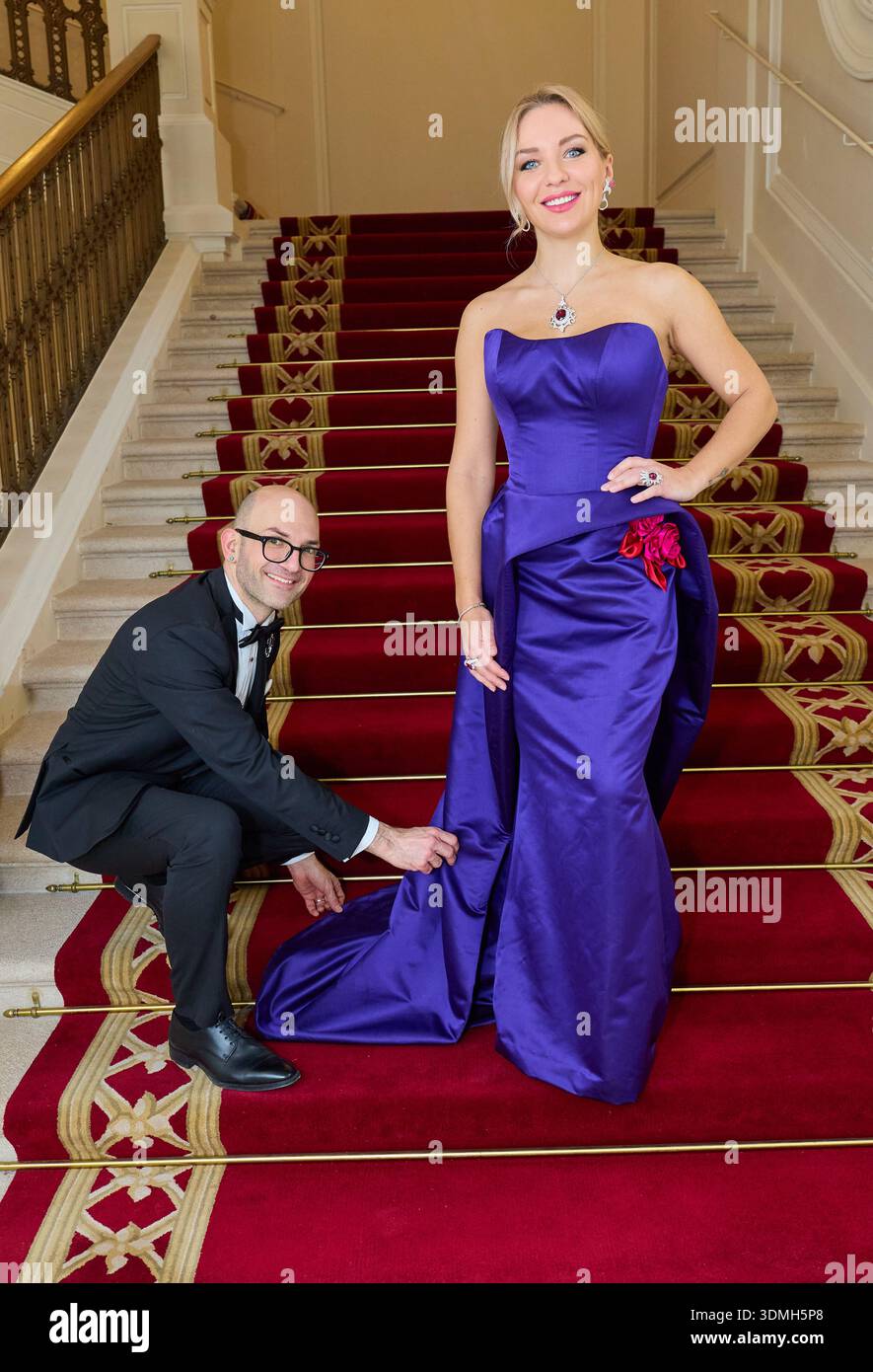 Lidia Baich - dress fitting and jewelry for the 2026 Vienna Opera Ball ...