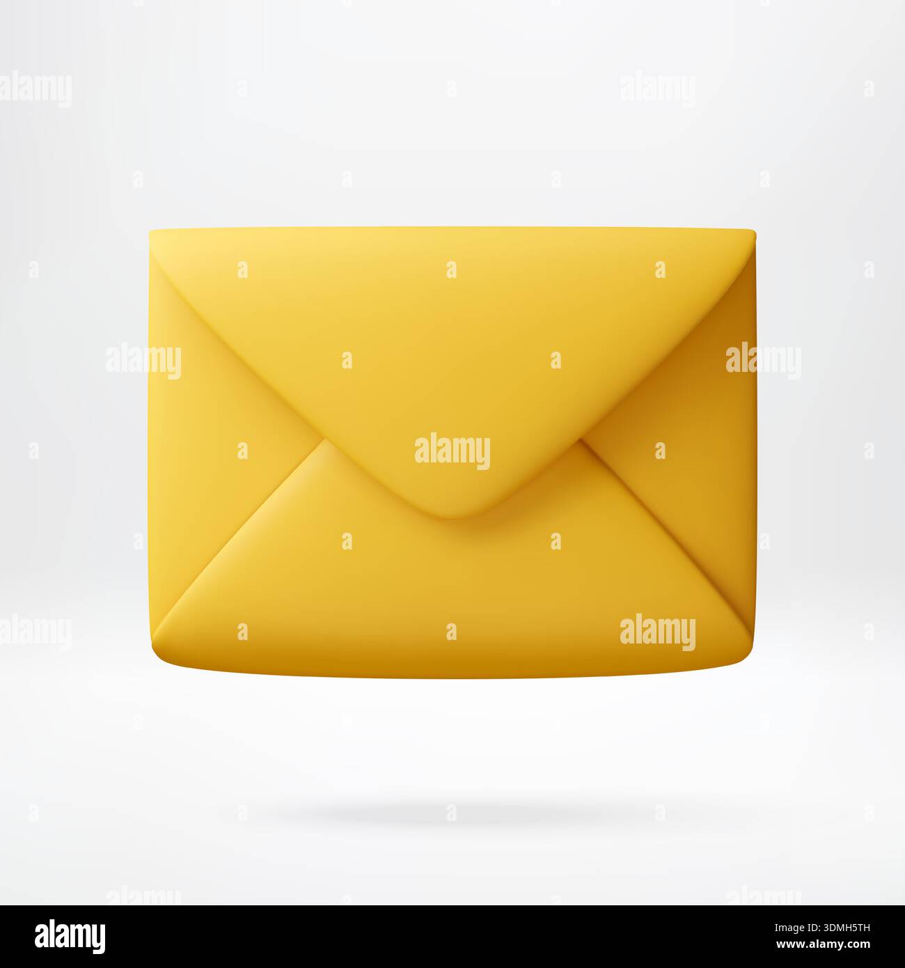 3d yellow mail envelope Stock Vector Images - Alamy