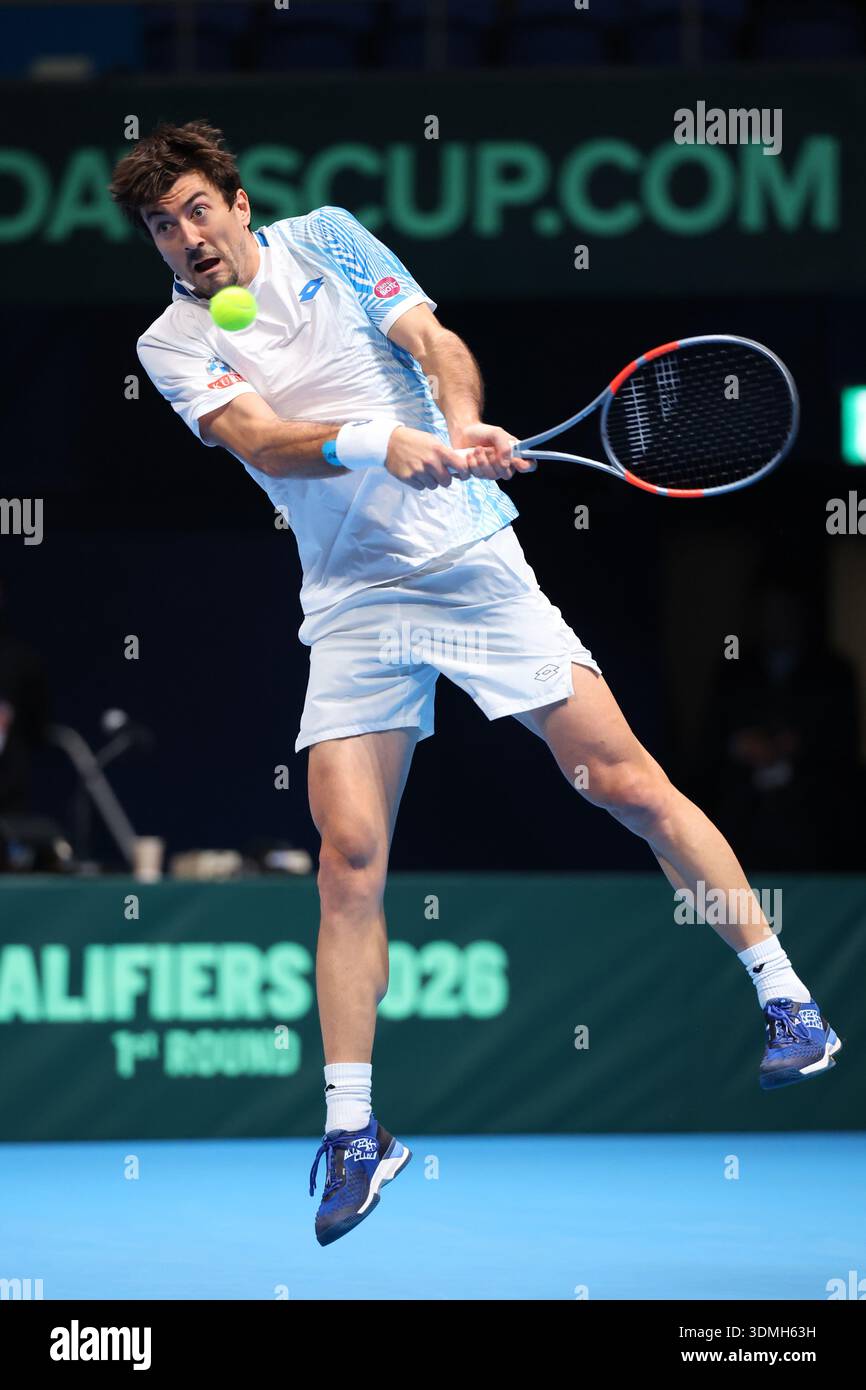 Sebastian Ofner (AUT), FEBRUARY 6, 2026 - Tennis : 2026 Davis Cup Final ...
