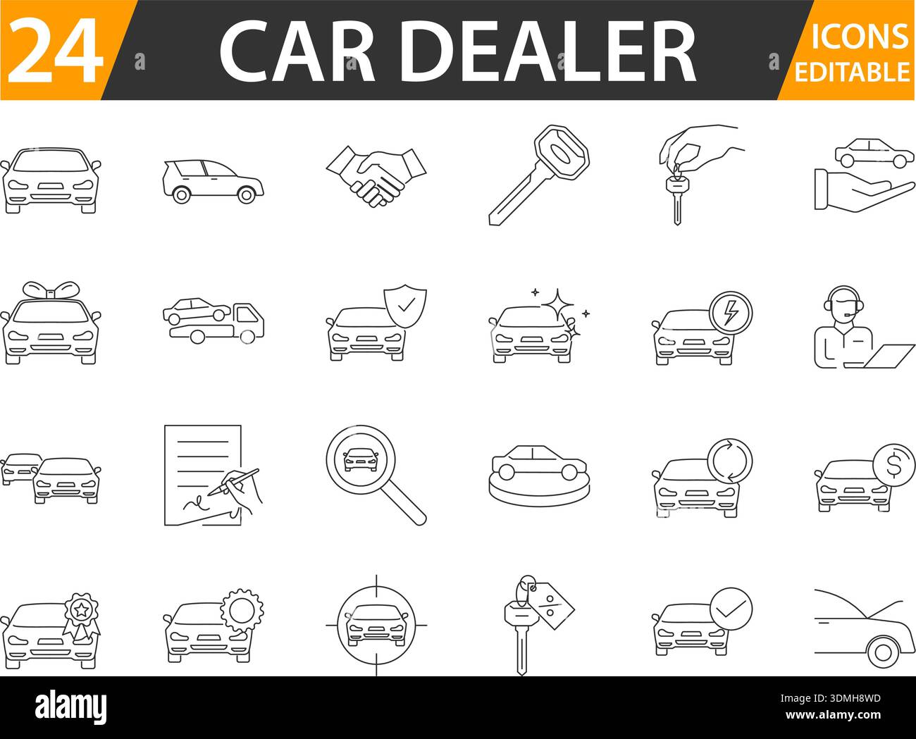 Contract dealer Stock Vector Images - Alamy