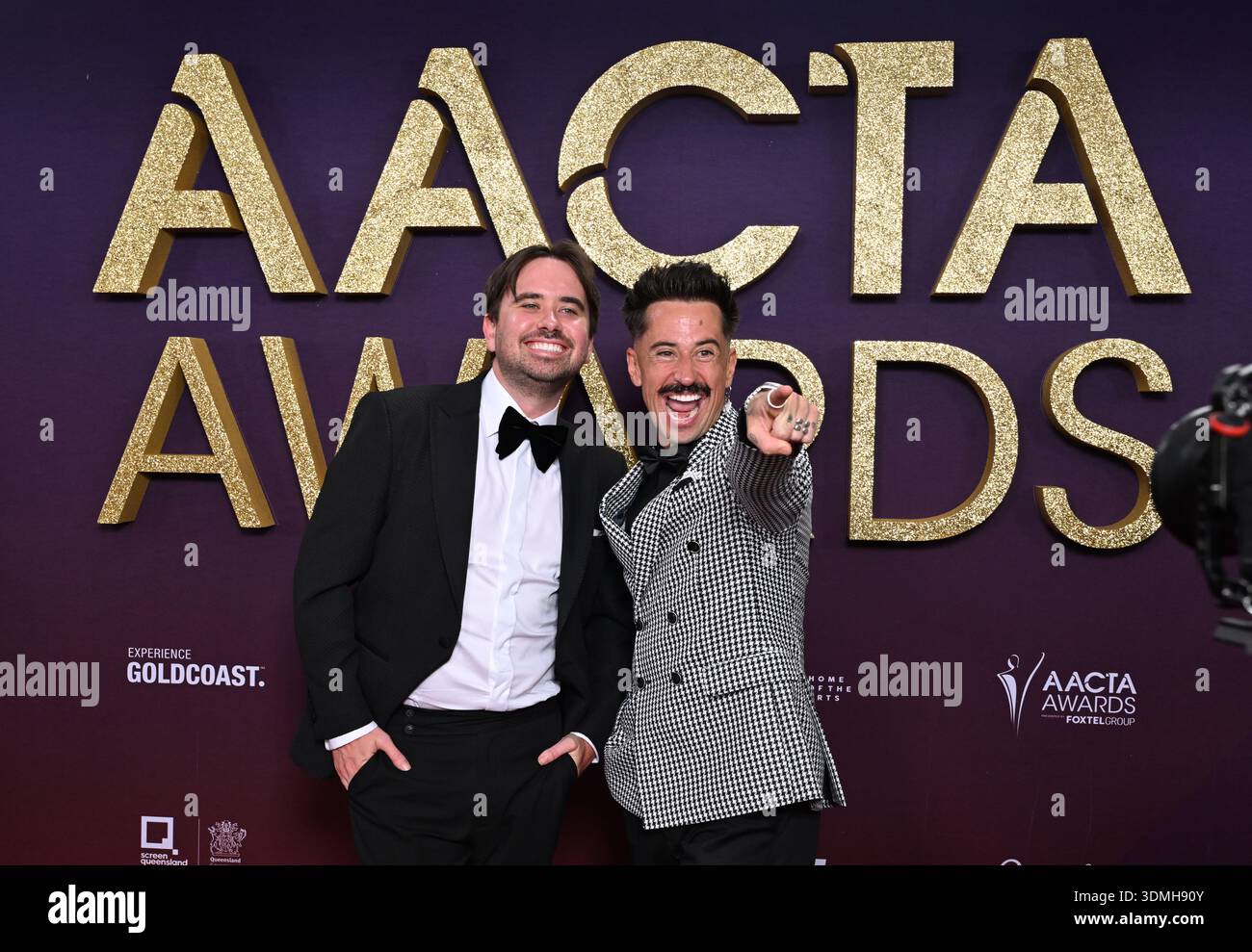 Scott O'Halloran and Luke O'Halloran are seen posing for a photo on the ...