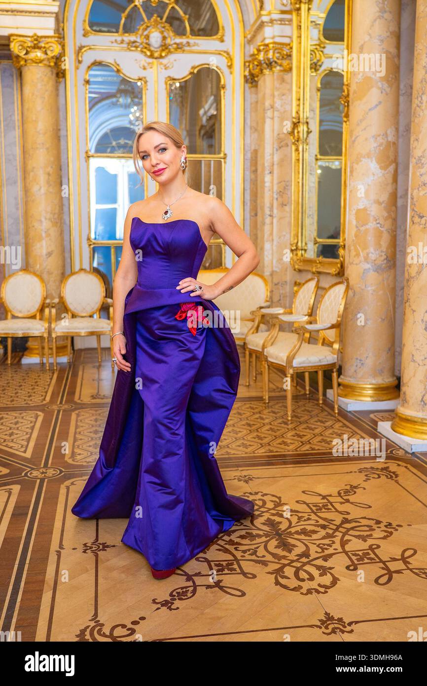 Photo shoot and fitting of Lidia Baich's opera ball gown for the 2026 ...