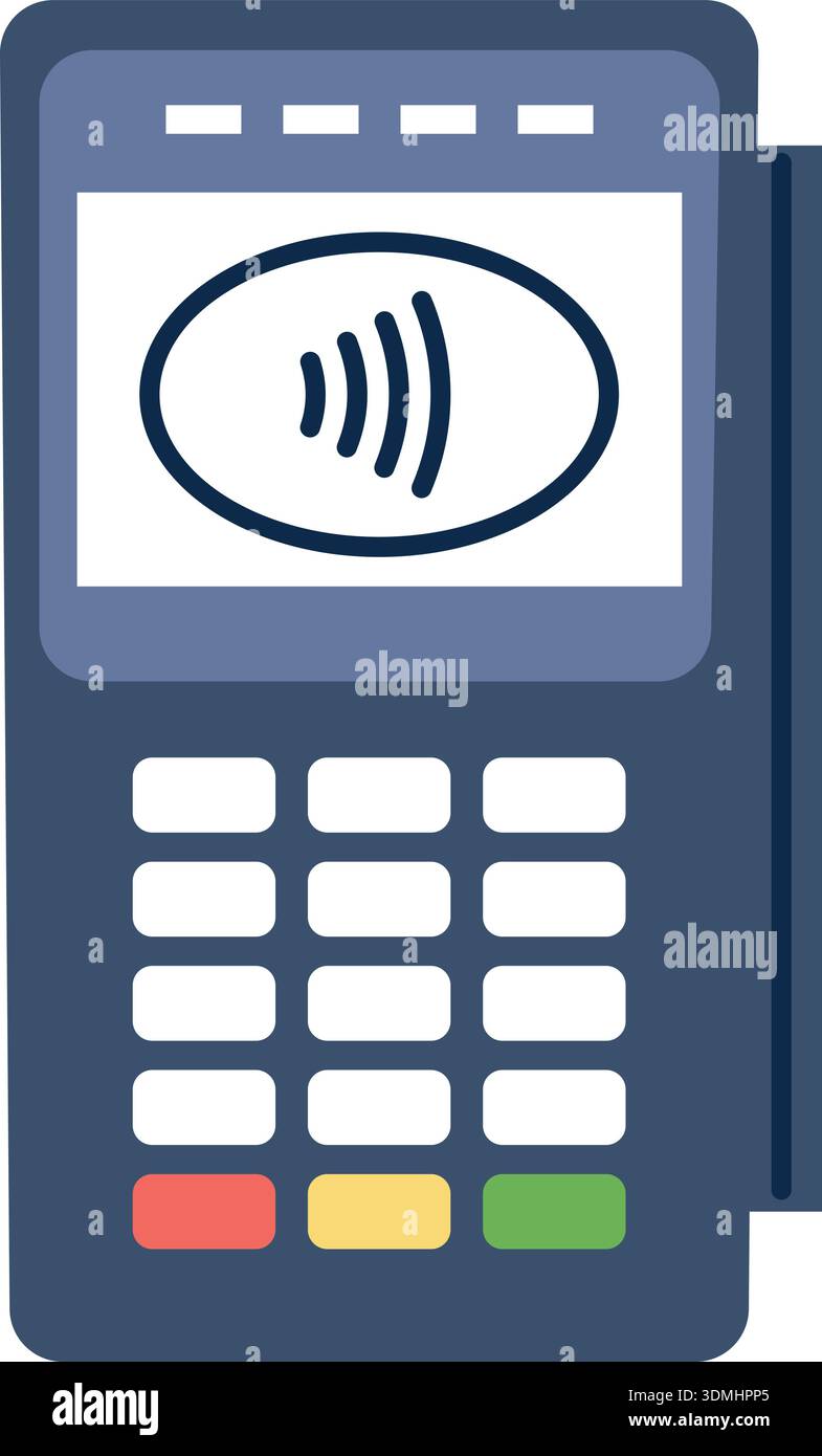 Internet banking card reader Stock Vector Images - Alamy