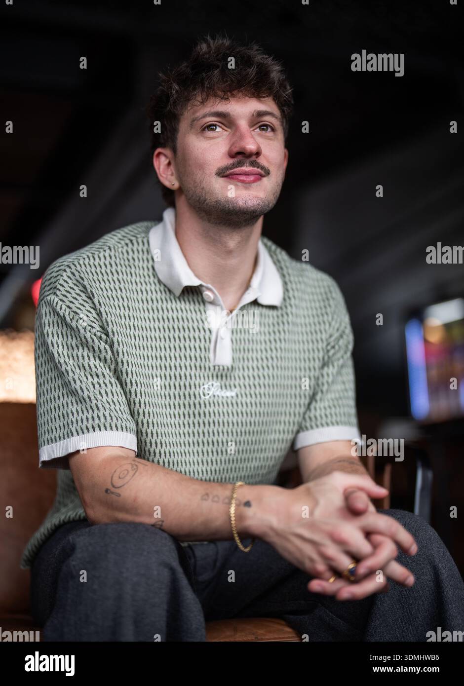 Musician Rian on Thursday, February 5, 2026, in Vienna, Austria, during ...
