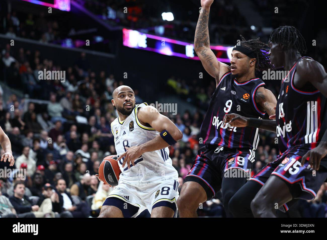 Talen Horton Tucker of Fenerbahce Beko Istanbul and Lamar Stevens of ...
