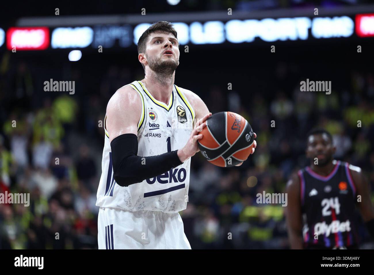 Metecan Birsen of Fenerbahce Beko Istanbul during Euroleague match ...