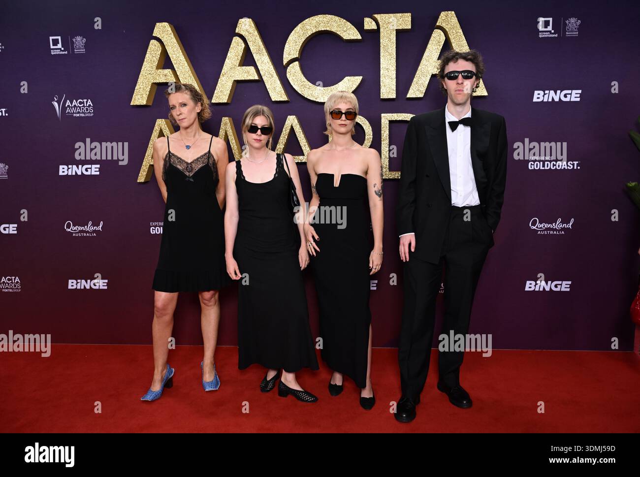 (Left to right) Jemma Burns, Julia Webster, Jamie Richter and Charlie ...